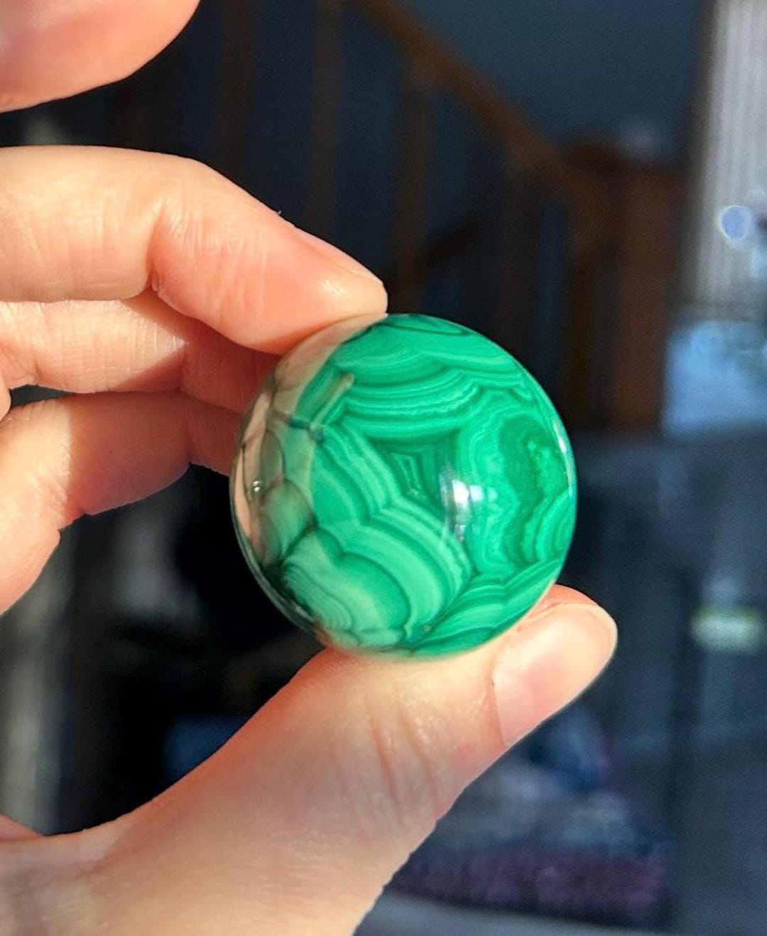 High Quality Malachite Sphere ~ Malachite Sphere ~ Beautiful Malachite ...