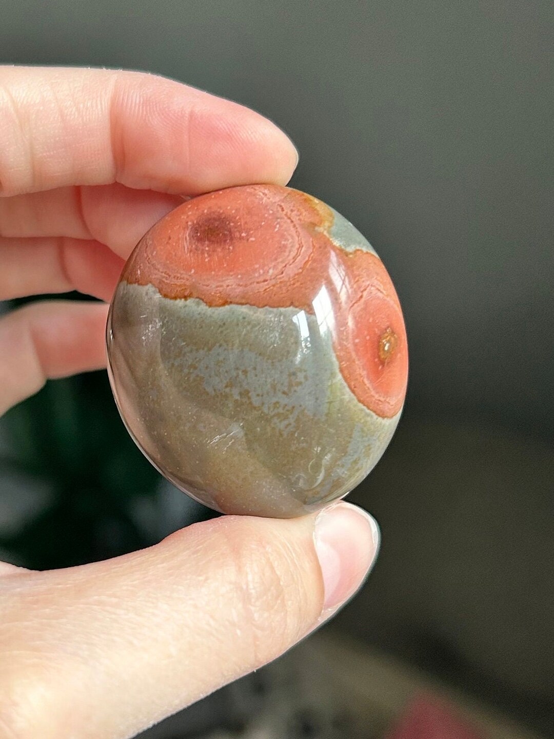 Gorgeous High Quality Polychrome Jasper Palm Stone ~ Polychrome Jasper ...