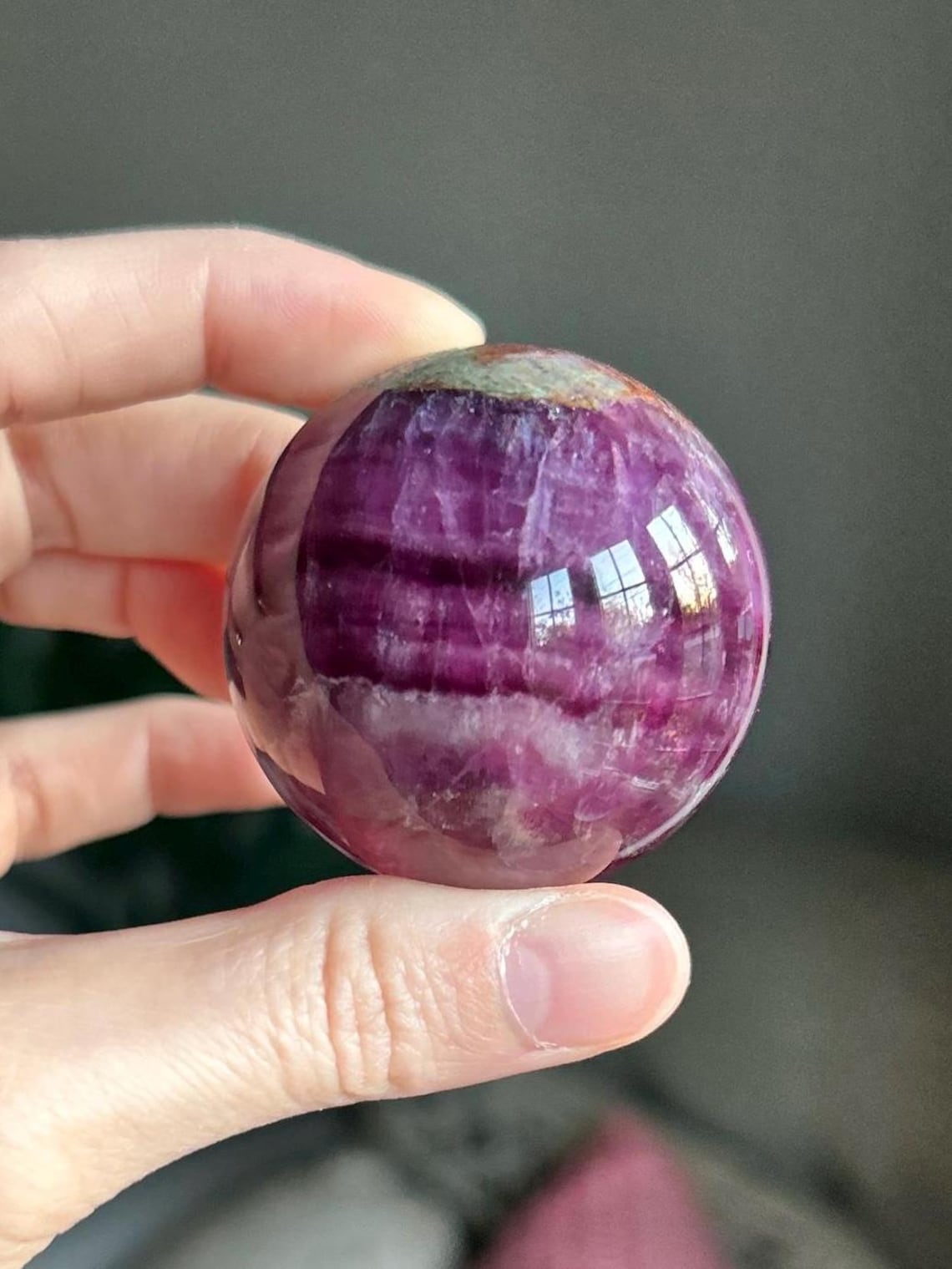 Amazing Quality Candy Fluorite Sphere ~ Stunning Candy Fluorite Sphere ...
