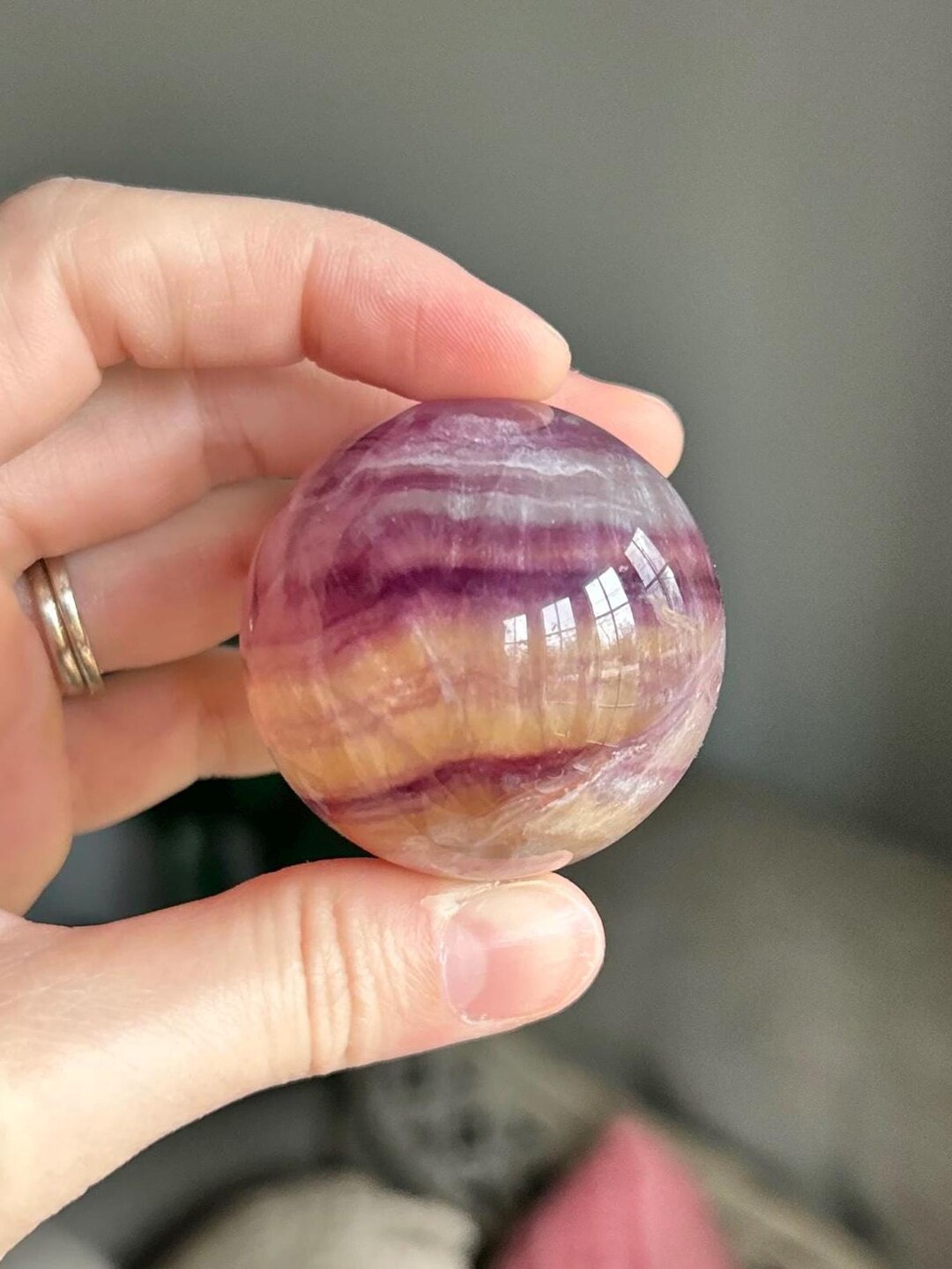 Amazing Quality Candy Fluorite Sphere ~ Stunning Candy Fluorite Sphere ...