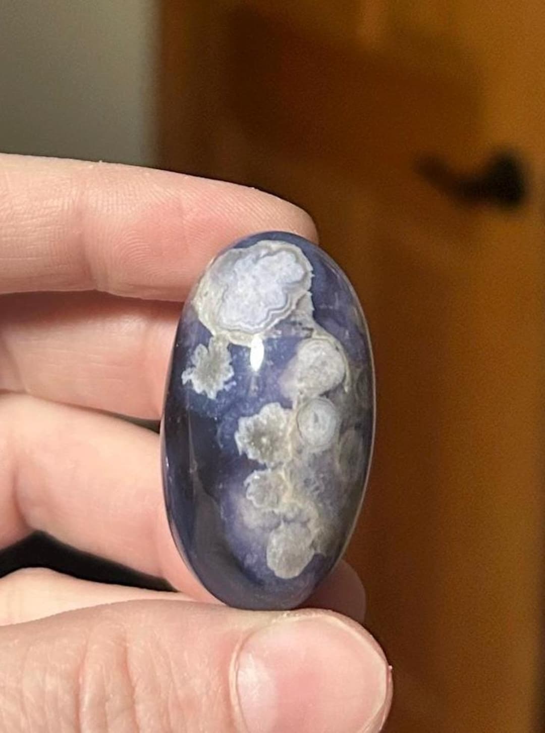 Beautiful Blue Flower Agate Tumble ~ High Quality Blue Flower Agate ...