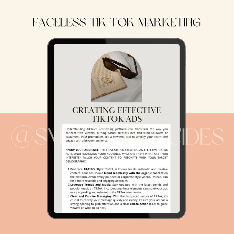 Faceless Go Viral on Tik Tok Guide With Master Resell Rights MRR ...