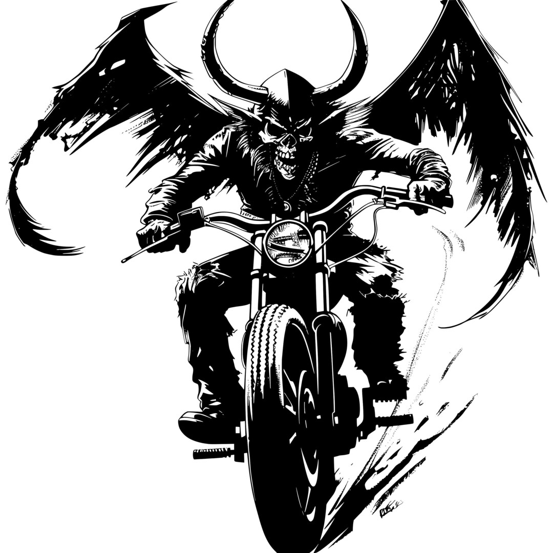 Grim Reaper Riding Motorcycle Skull Svg Grim Reaper Svg Skull Png Skull ...