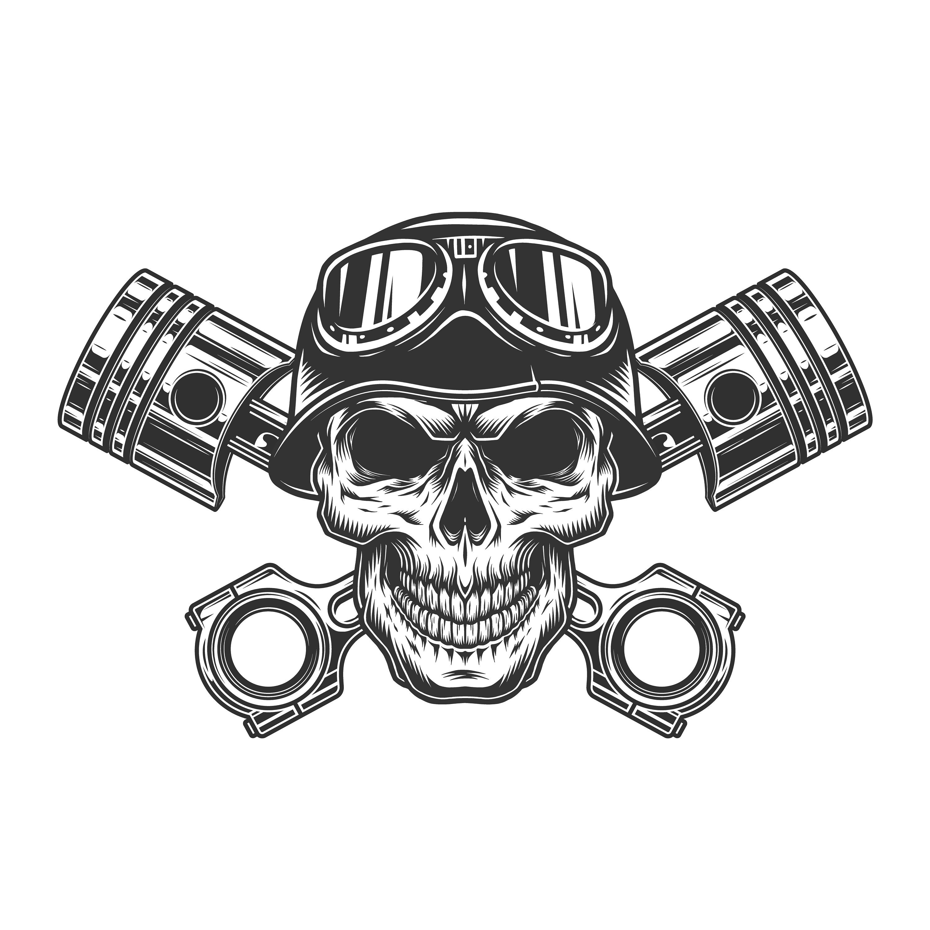 Mechanic Skull Skull Svg Skeleton Svg Skull Clipart Skull Png Skull Svg ...
