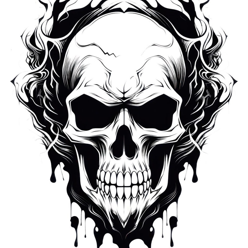 Skull Reaper Stickers - Etsy UK