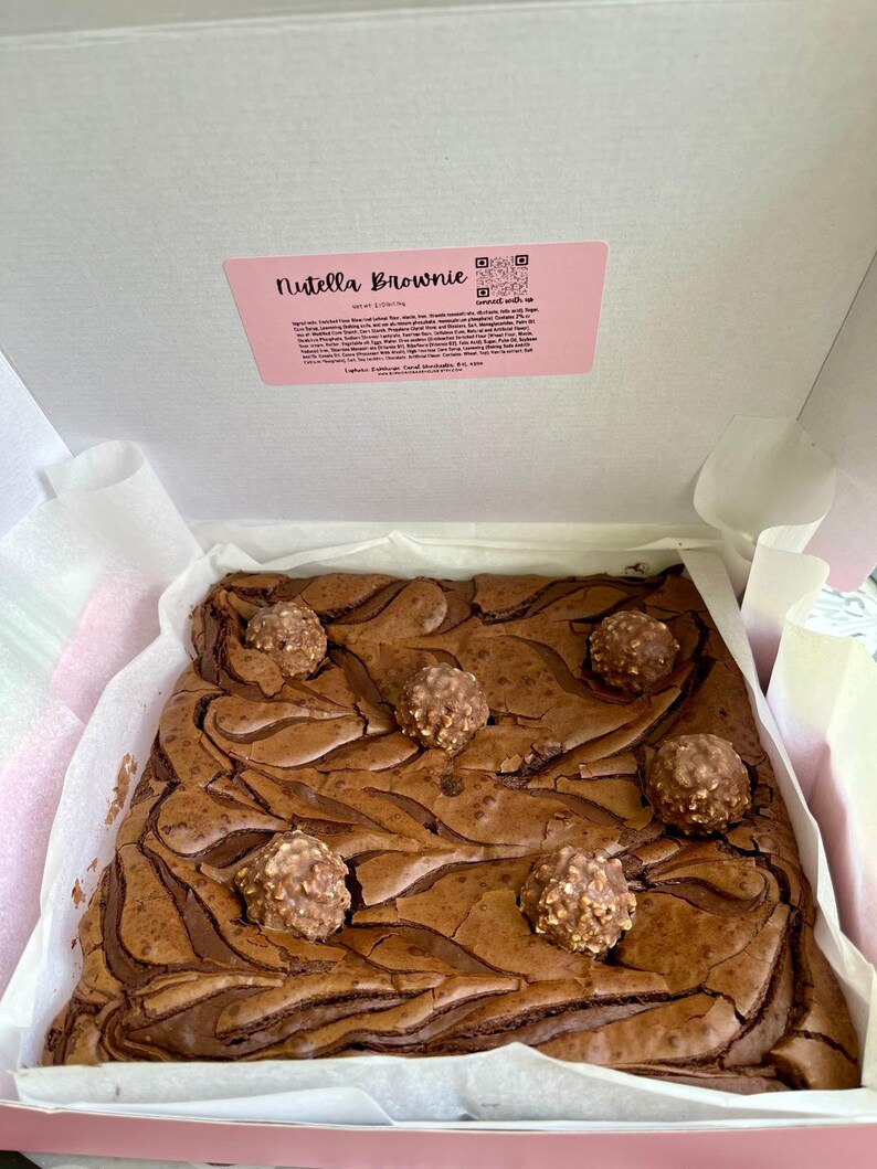 Ferrero Rocher Nutella Brownie - Etsy