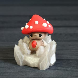 3D Printed Mushroom Pixie Fidget Toy, Desk Decor - Etsy