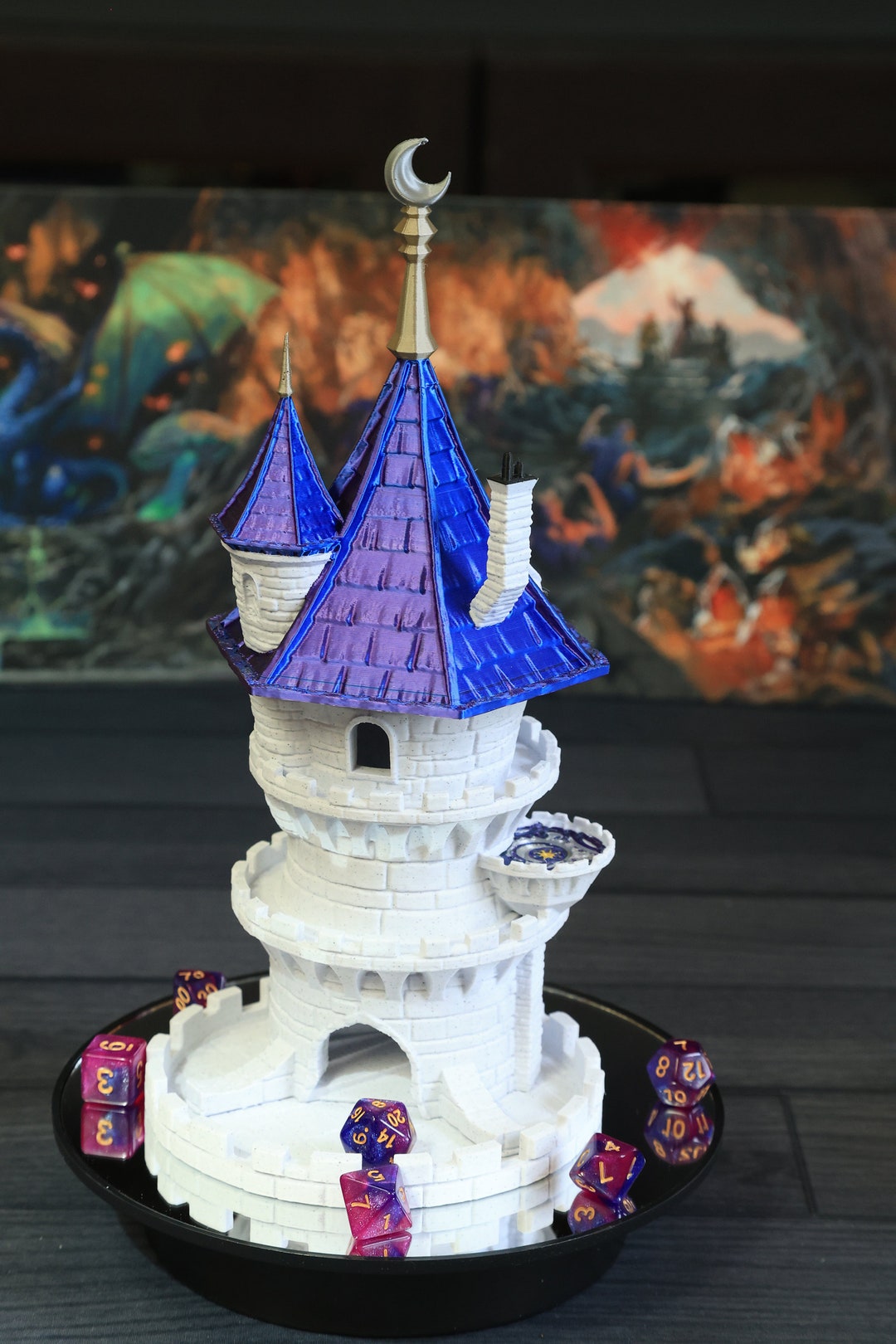 Wizard Dice Tower - Etsy