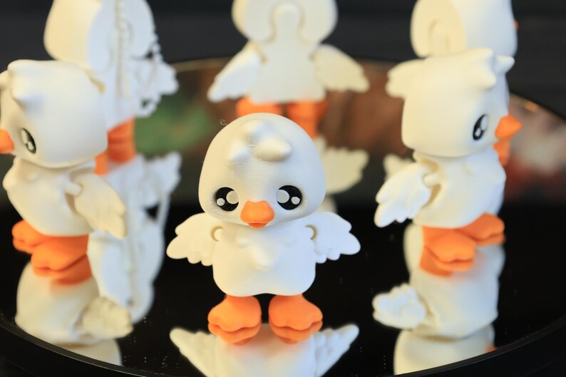 3D Printed Goose Pixie: Desk Decor, Fidget Toy, Bag Charm - Etsy