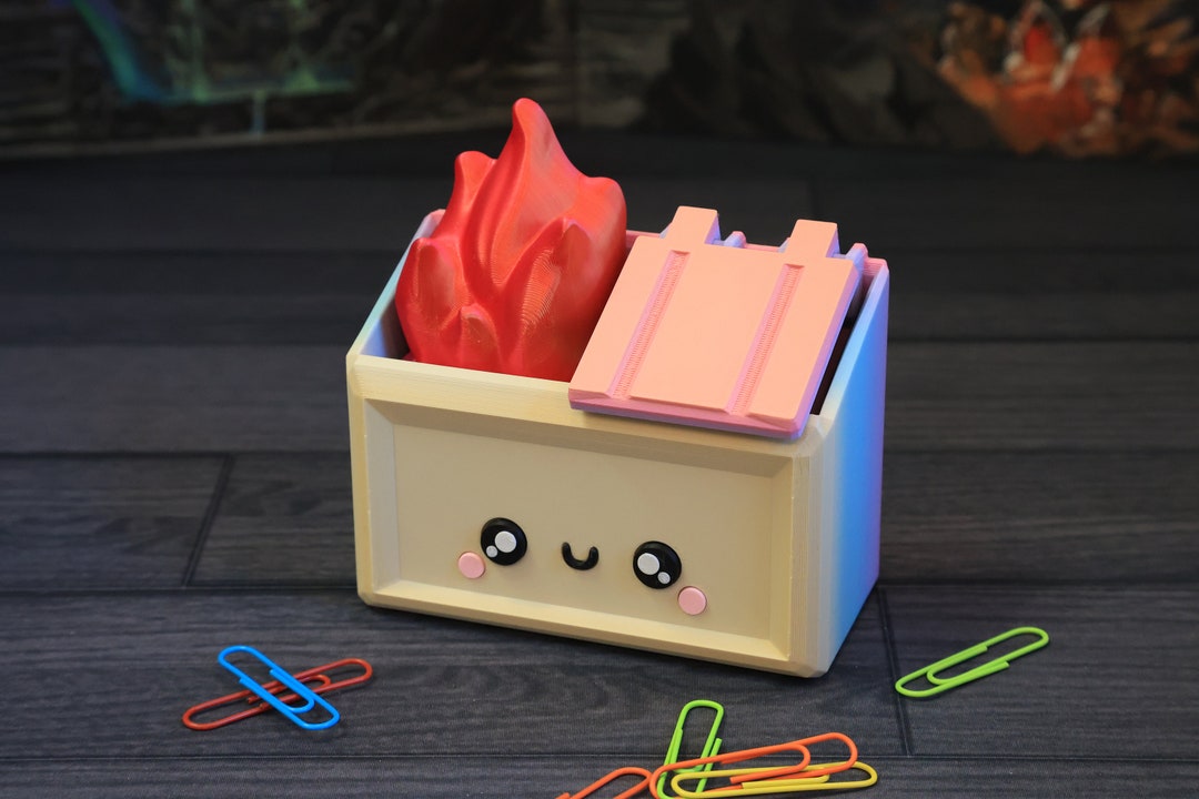 Dumpster Fire Desk Accessory - Etsy
