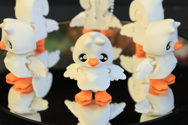 3D Printed Goose Pixie: Desk Decor, Fidget Toy, Bag Charm - Etsy