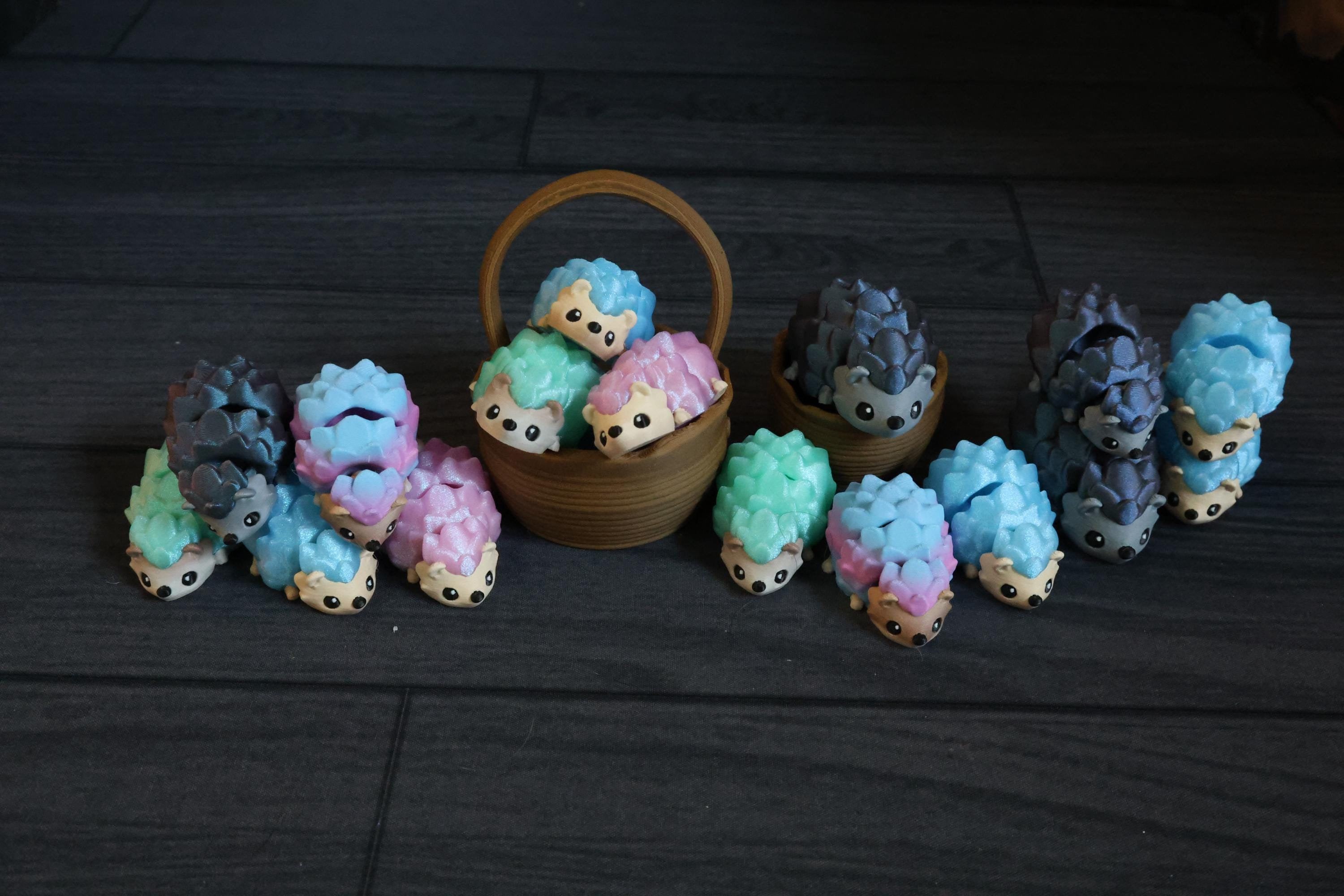 3D Printed Hedgehog Fidget, Articulated Toy - Etsy