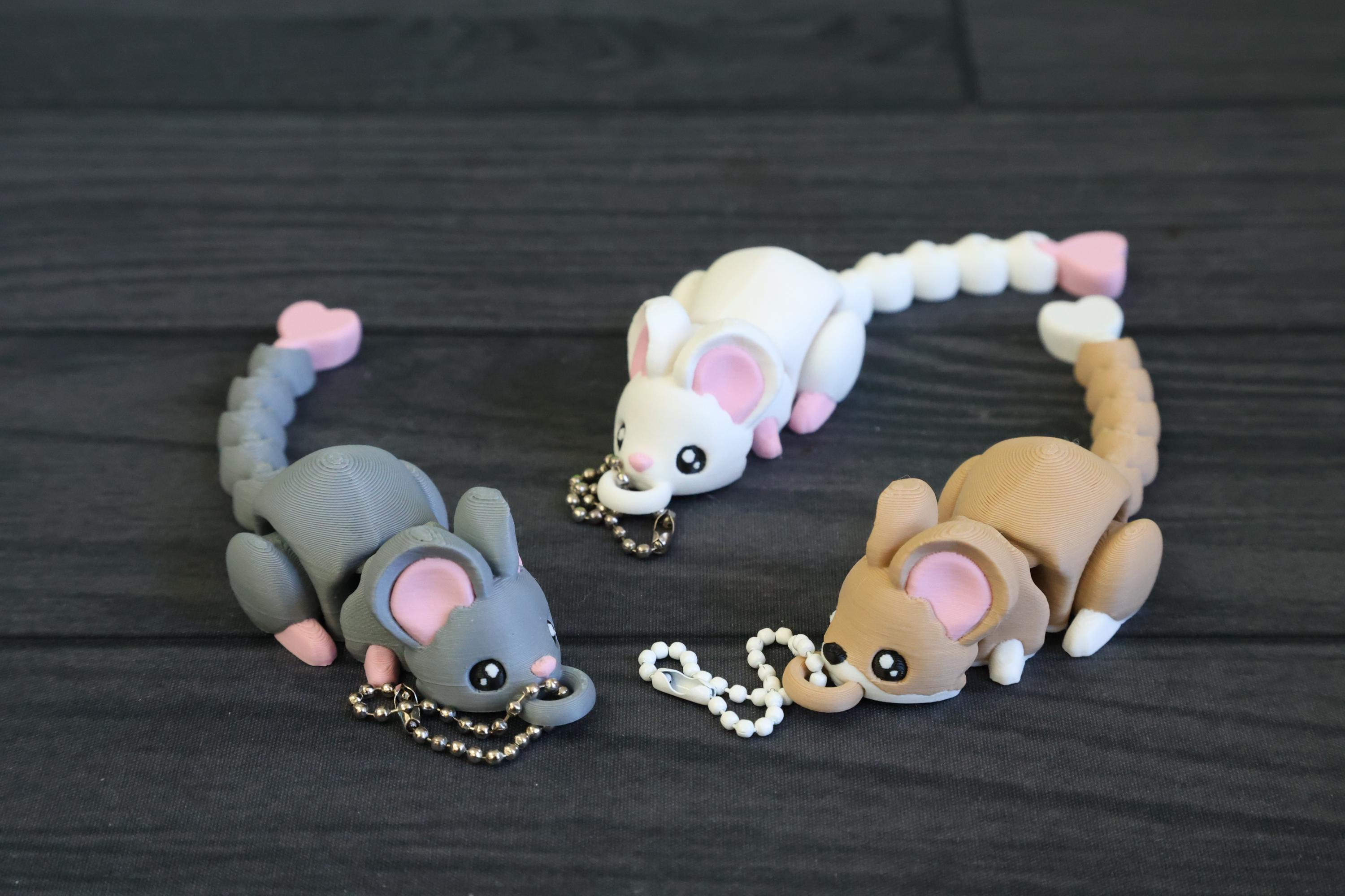 3D Printed Mouse Fidget: Optional Teaset Play Set - Etsy