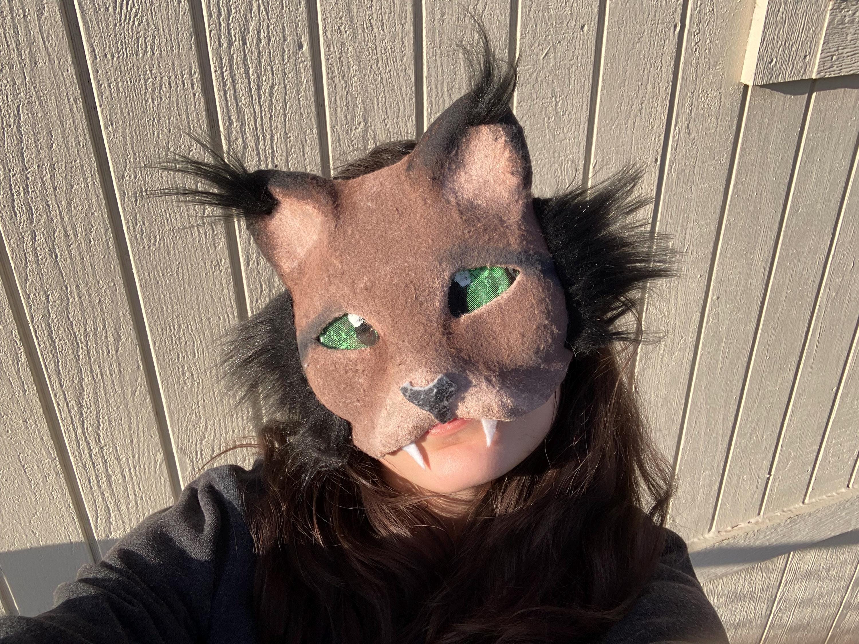 Lynx Mask Premade - Etsy