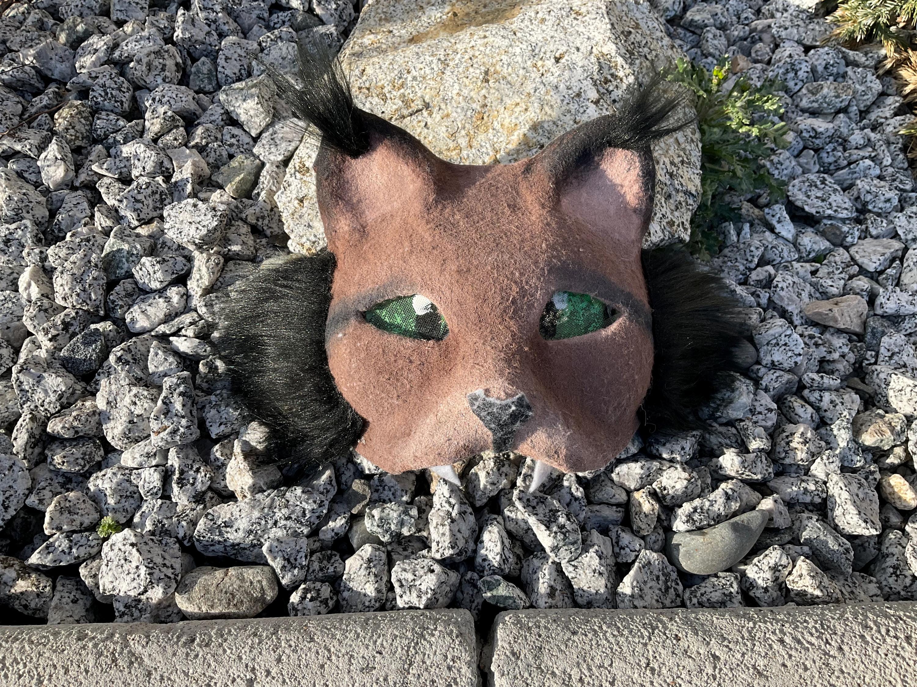Lynx Mask Premade - Etsy
