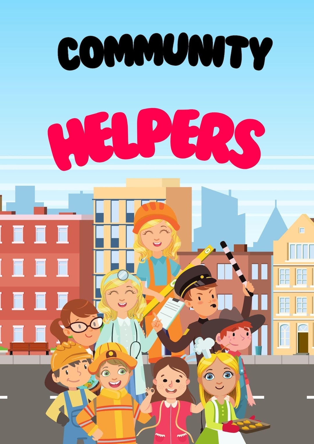 Community Helpers Flashcards Etsy