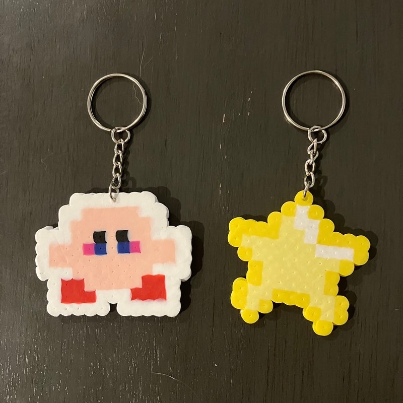 Perler Bead Keychain - Etsy