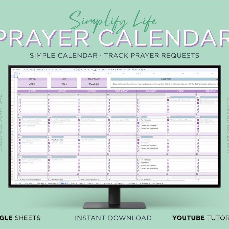 Prayer Request Tracker - Etsy