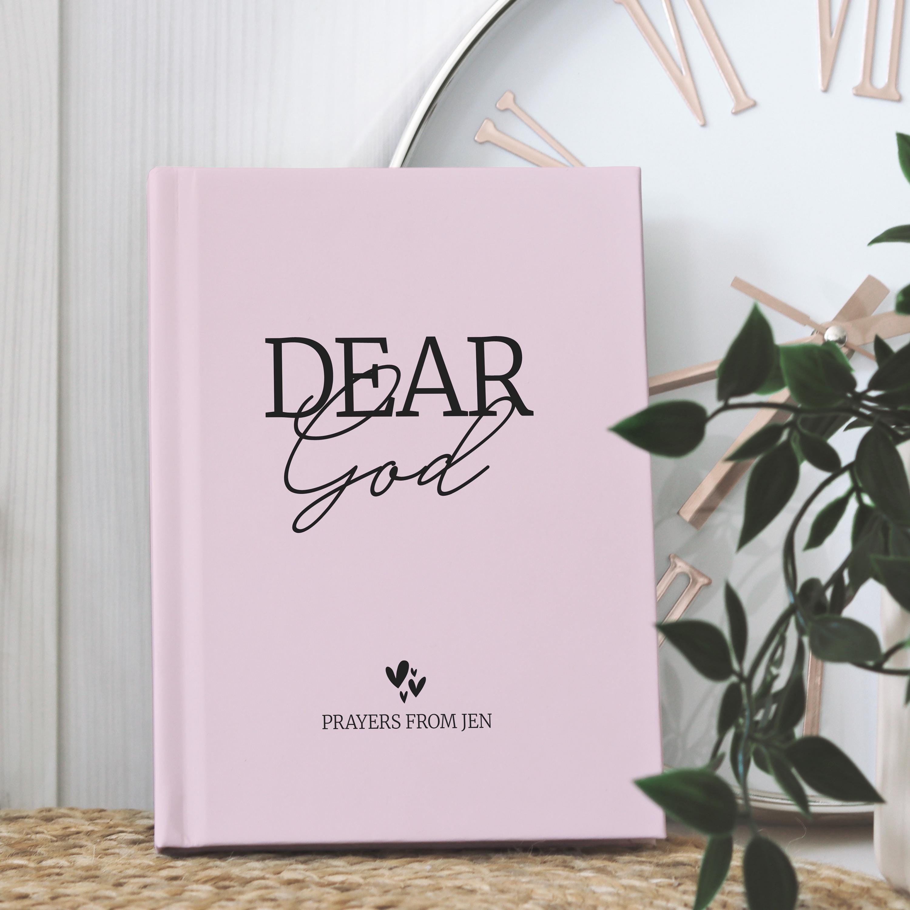 Hardcover Journal - Dear God Prayer Journal, Personalized Prayers ...