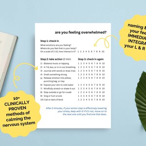 Simple Grounding Checklist Worksheet, Counselor-recommended Activities ...