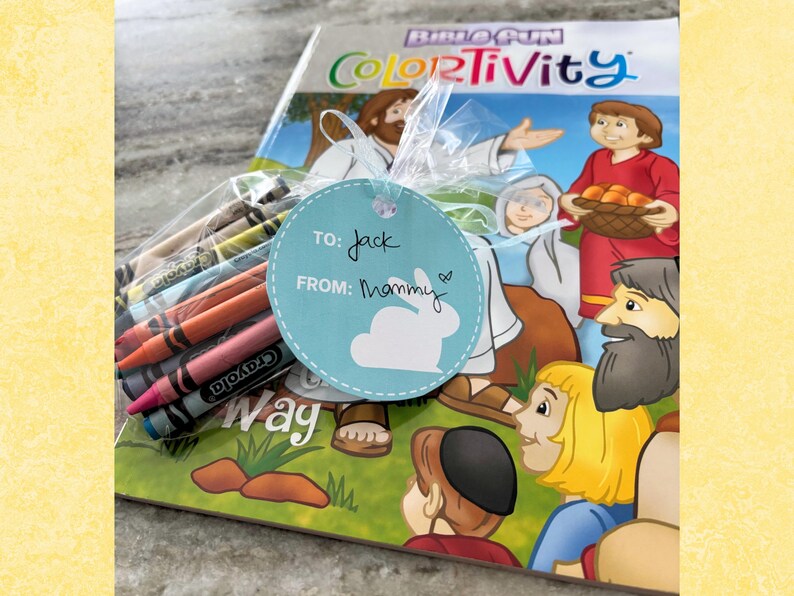 Printable Easter Gift Bag Tags for Kids, Teacher, Students, Families ...