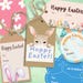 Printable Easter Gift Bag Tags VARIETY PACK With Bunnies, Eggs, Flowers ...