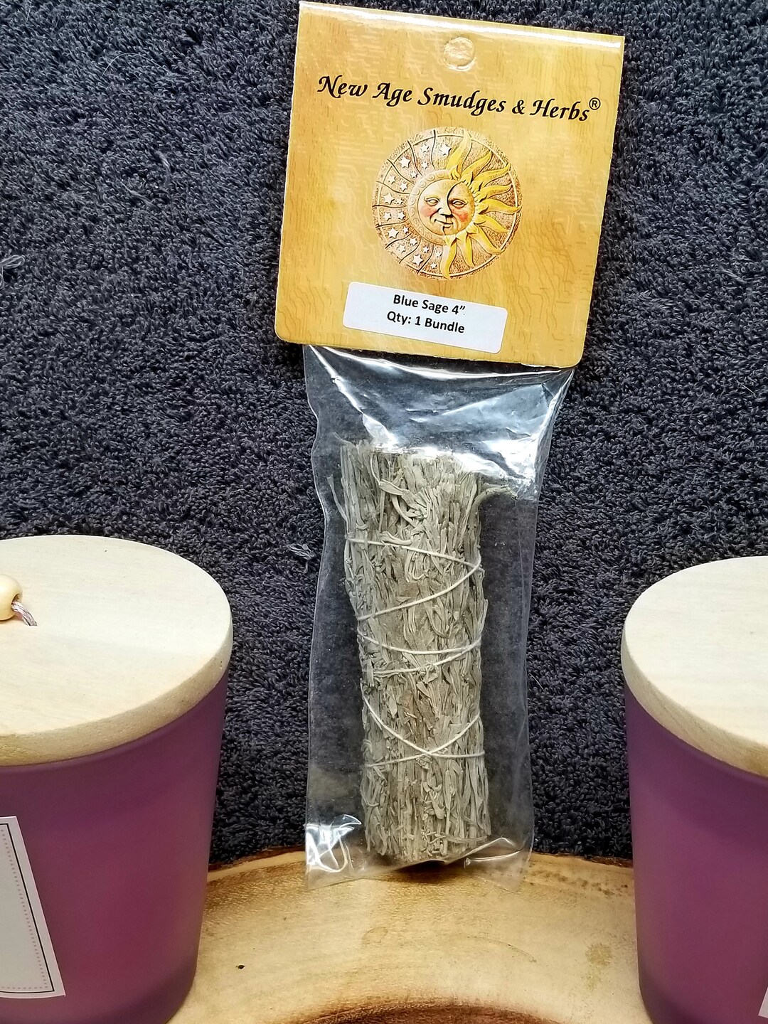 BLUE SAGE SMUDGE Bundle --- Purification, Cleansing, Exorcism, Wealth ...