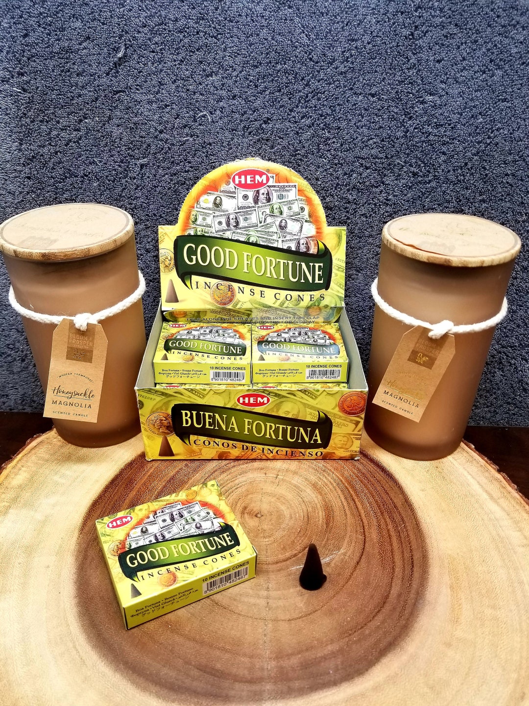 GOOD FORTUNE Incense Cones --- Box of 10 Cones --- by HEM - Etsy