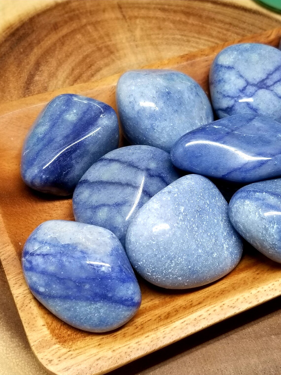Extra Large BLUE QUARTZ 1 Tumbled Gemstone Extra LARGE | Etsy