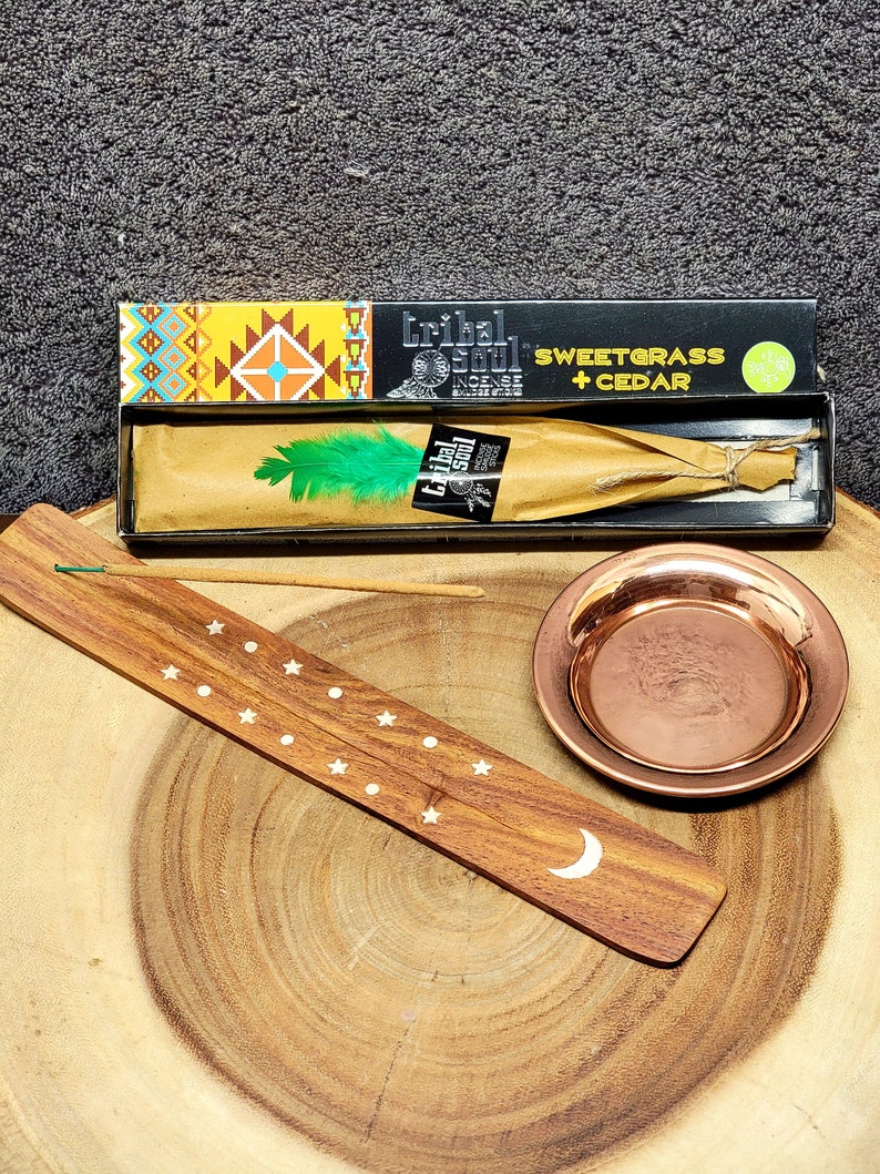 SWEETGRASS and CEDAR Incense Sticks TRIBAL Soul Smudge | Etsy