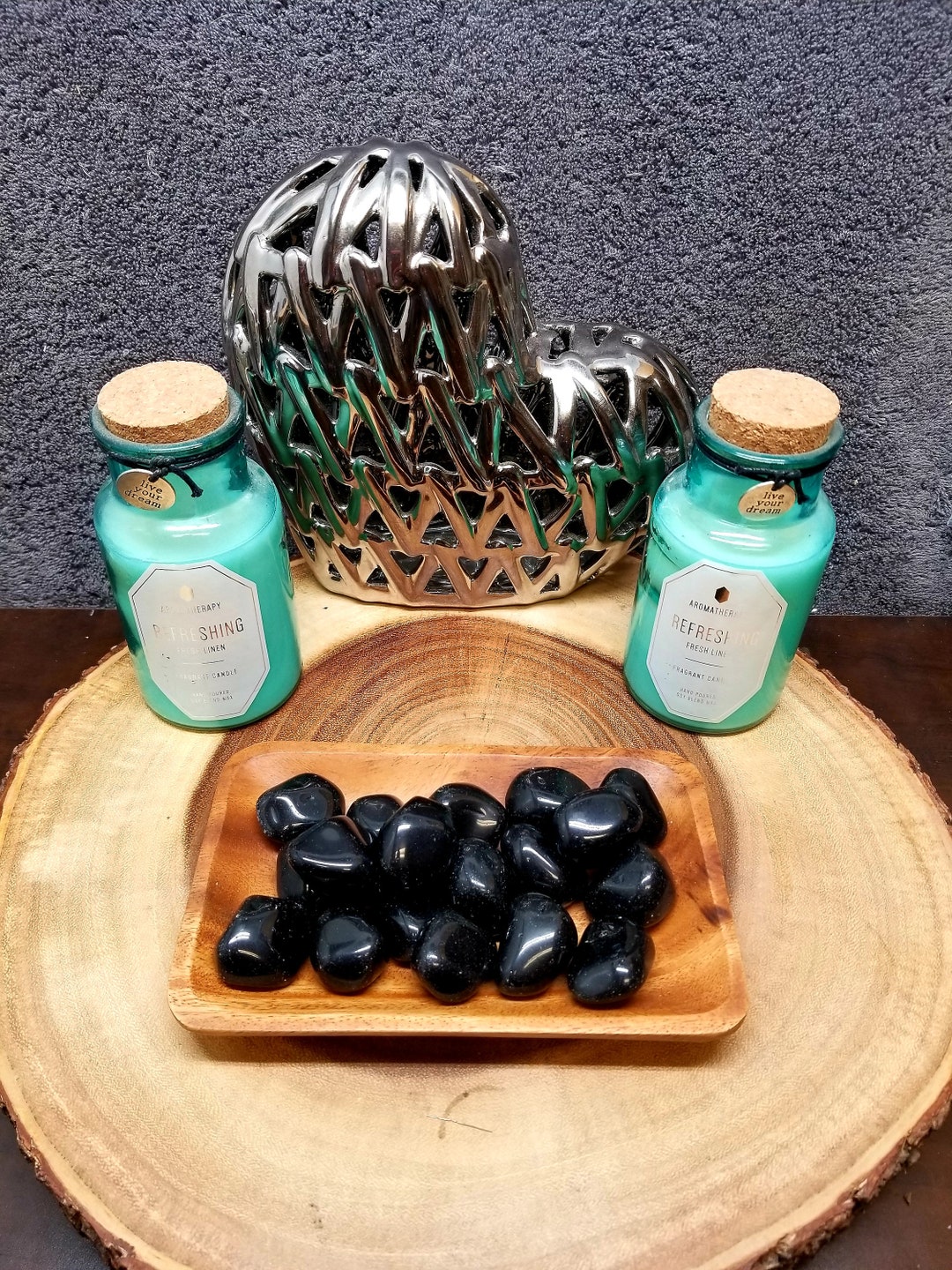 Large APACHE TEAR --- 1 Tumbled Gemstone --- LARGE Size --- Grade A - Etsy