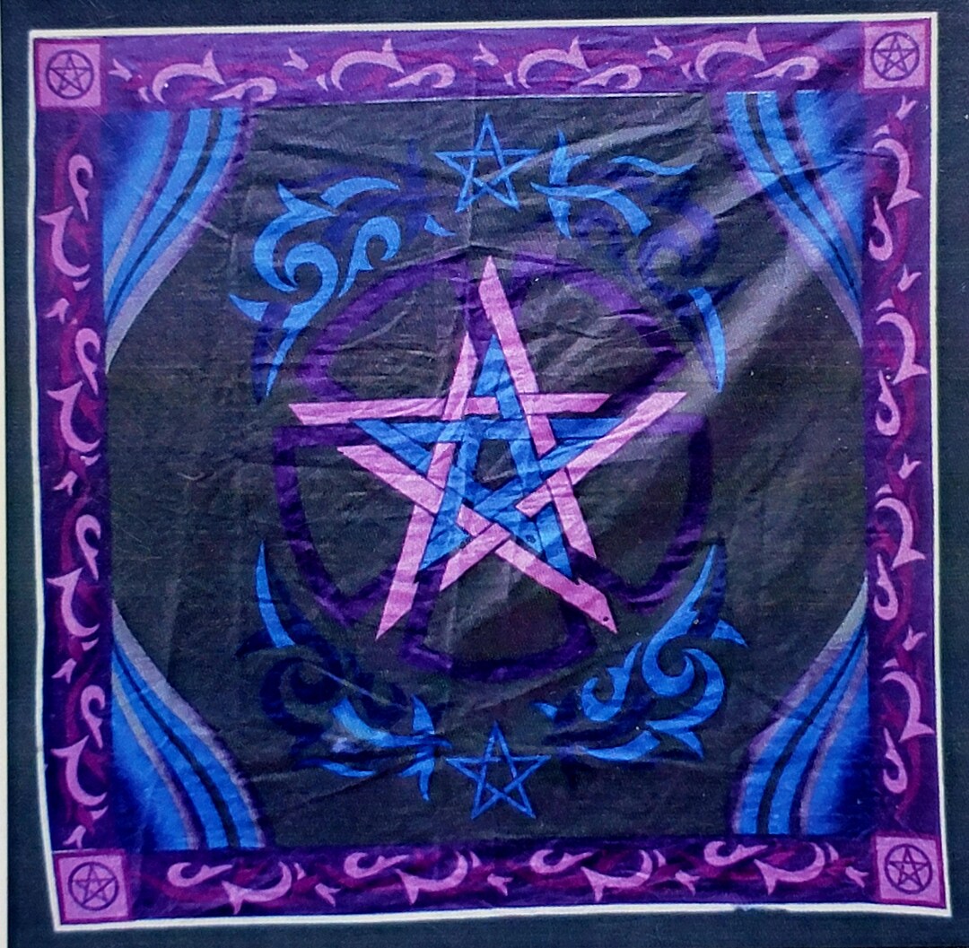 Large PENTACLE ALTAR Cloth --- 100% Cotton --- 36" X 36" --- #30158013 ...
