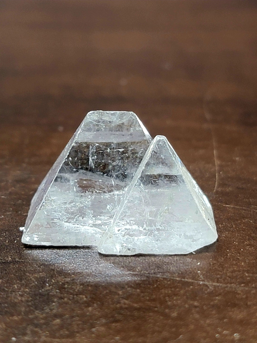 APOPHYLLITE CYRSTAL PYRAMIDS / Points --- 100% Natural / Raw ...