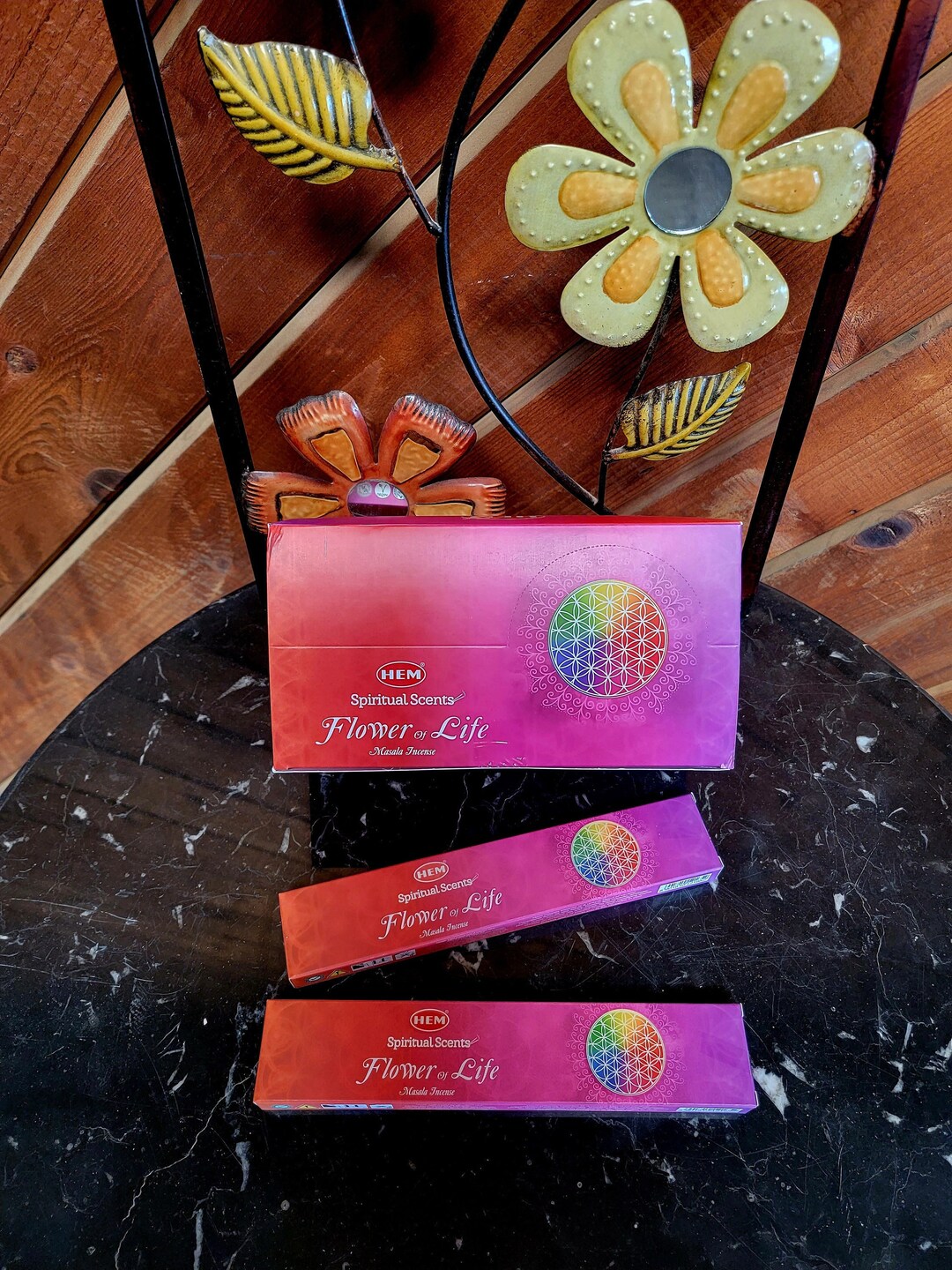 FLOWER of LIFE Incense Sticks --- Masala Incense From HEM --- 15 Gram ...