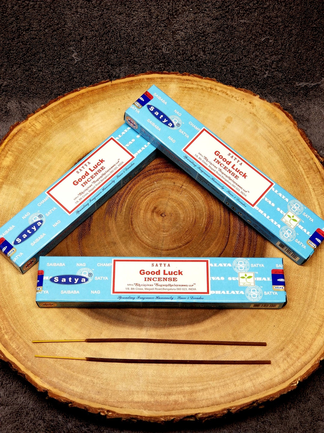 1 Box GOOD LUCK Incense Sticks --- 15 G (grams) --- Satya Sai Baba - Etsy