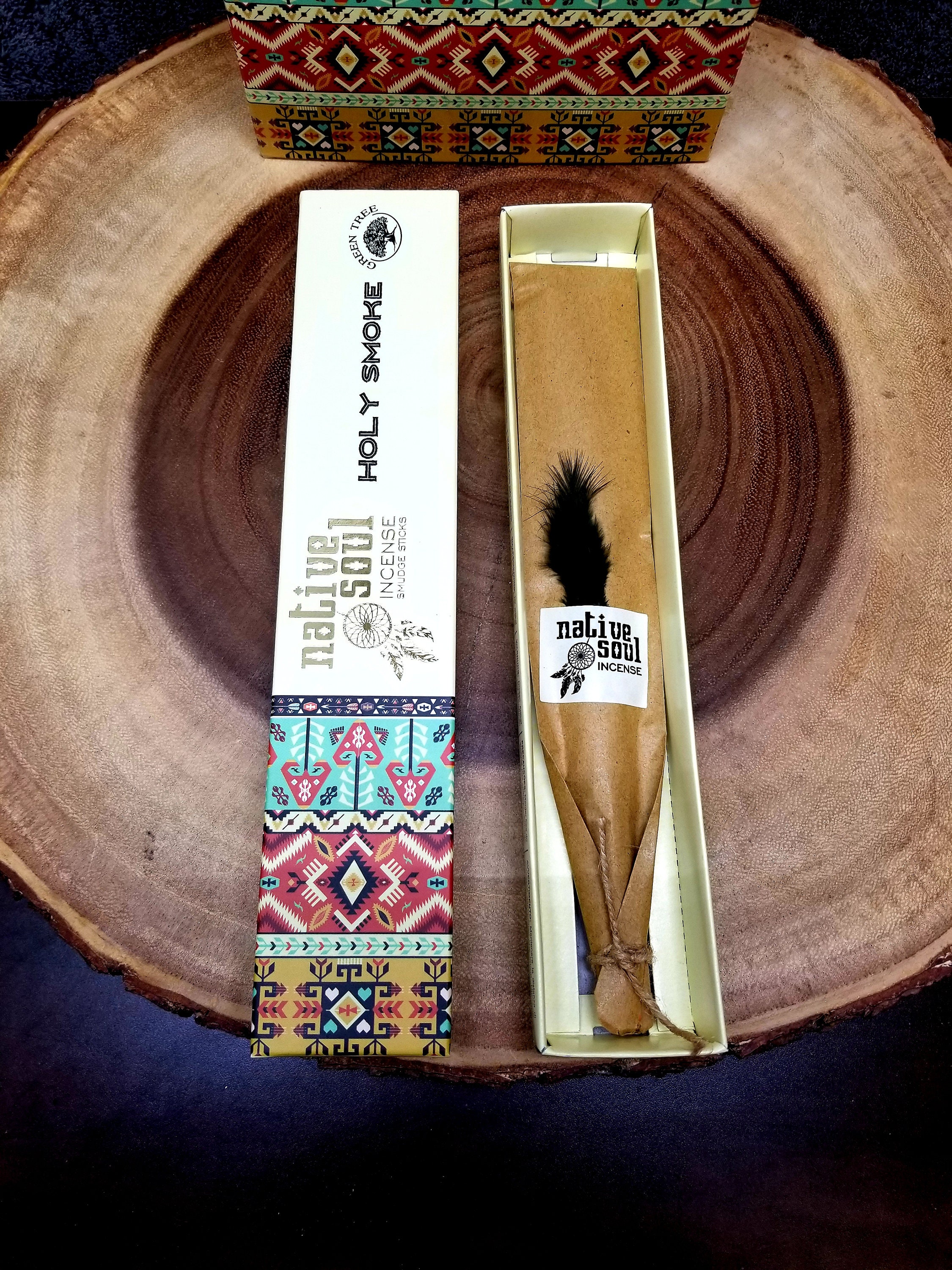 HOLY SMOKE Incense Sticks Native Soul Smudge Incense - Etsy