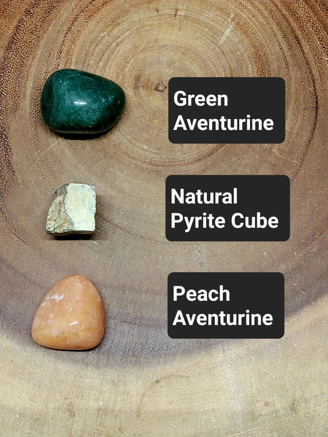 WEALTH & PROSPERITY --- Gemstone Ritual / Intention / Pouch Set --- 8 ...