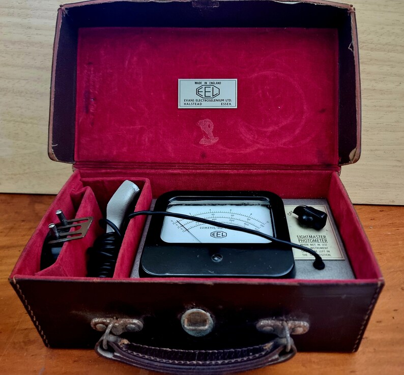 Vintage Early 1900s Portable Photoelectric Photometer Evans ...