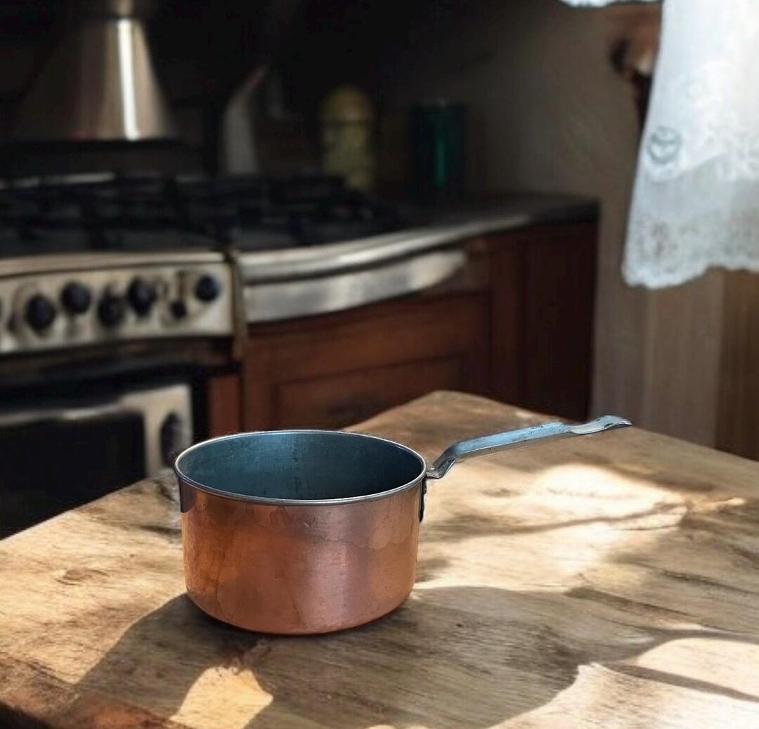 Old Colony Anaconda Copper Sauce Pan | Vintage Copper | Vintage Kitchen ...
