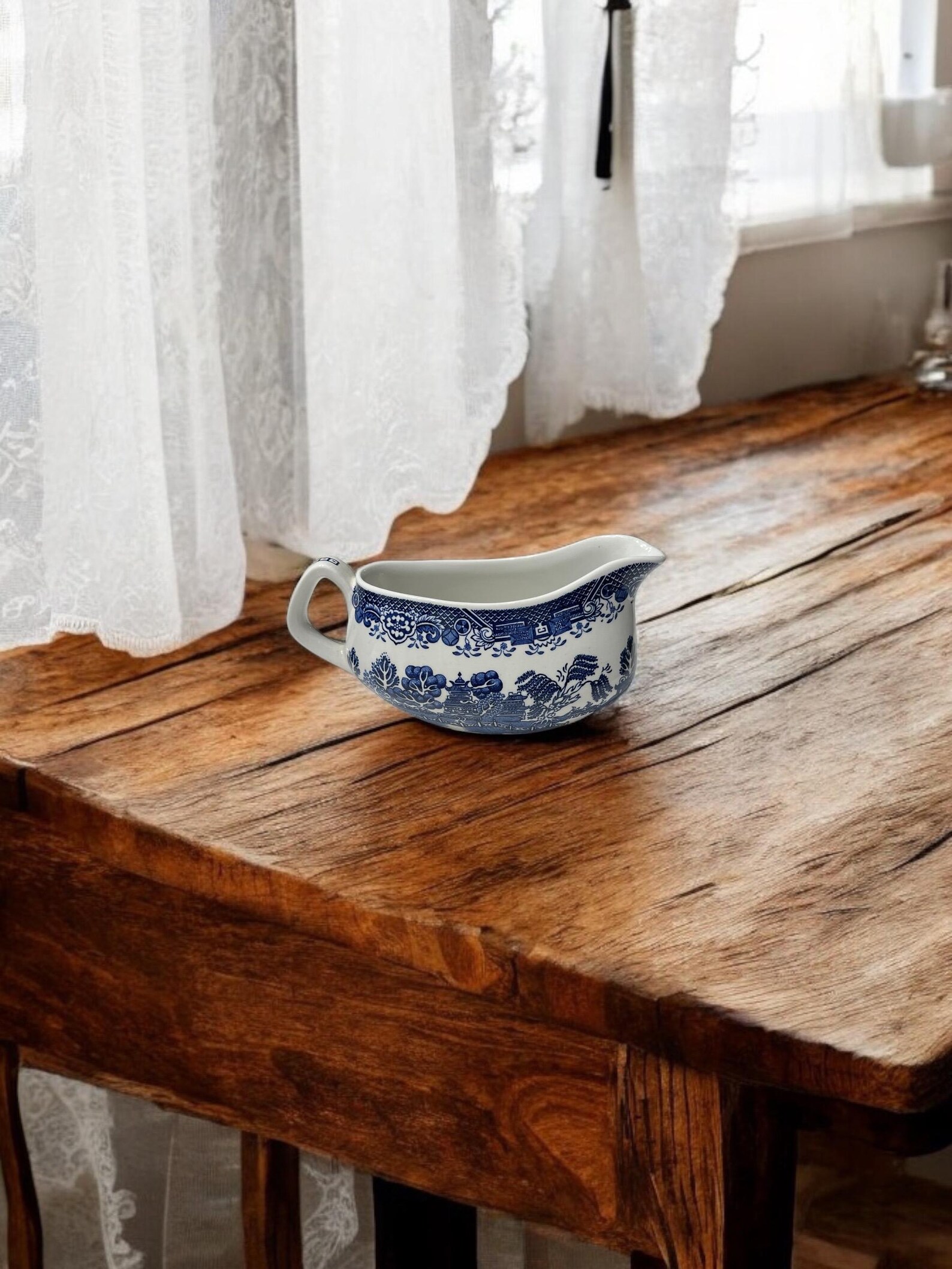 Willow Gravy Boat Wood & Sons England | Woods Ware - Etsy