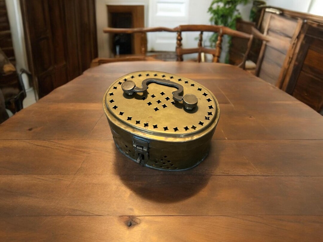 MCM Brass Cricket Box With Original Latch - Etsy