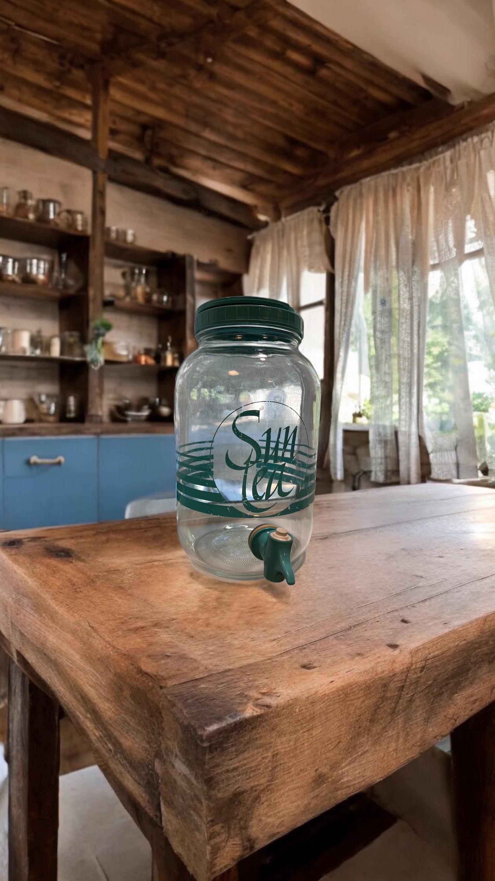 Vintage 1980s Sun Tea Jar W/dispenser - Etsy