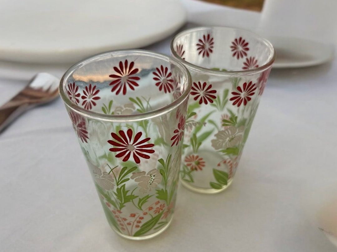 Retro MCM Vintage Juice Glasses Set of 2 - Etsy