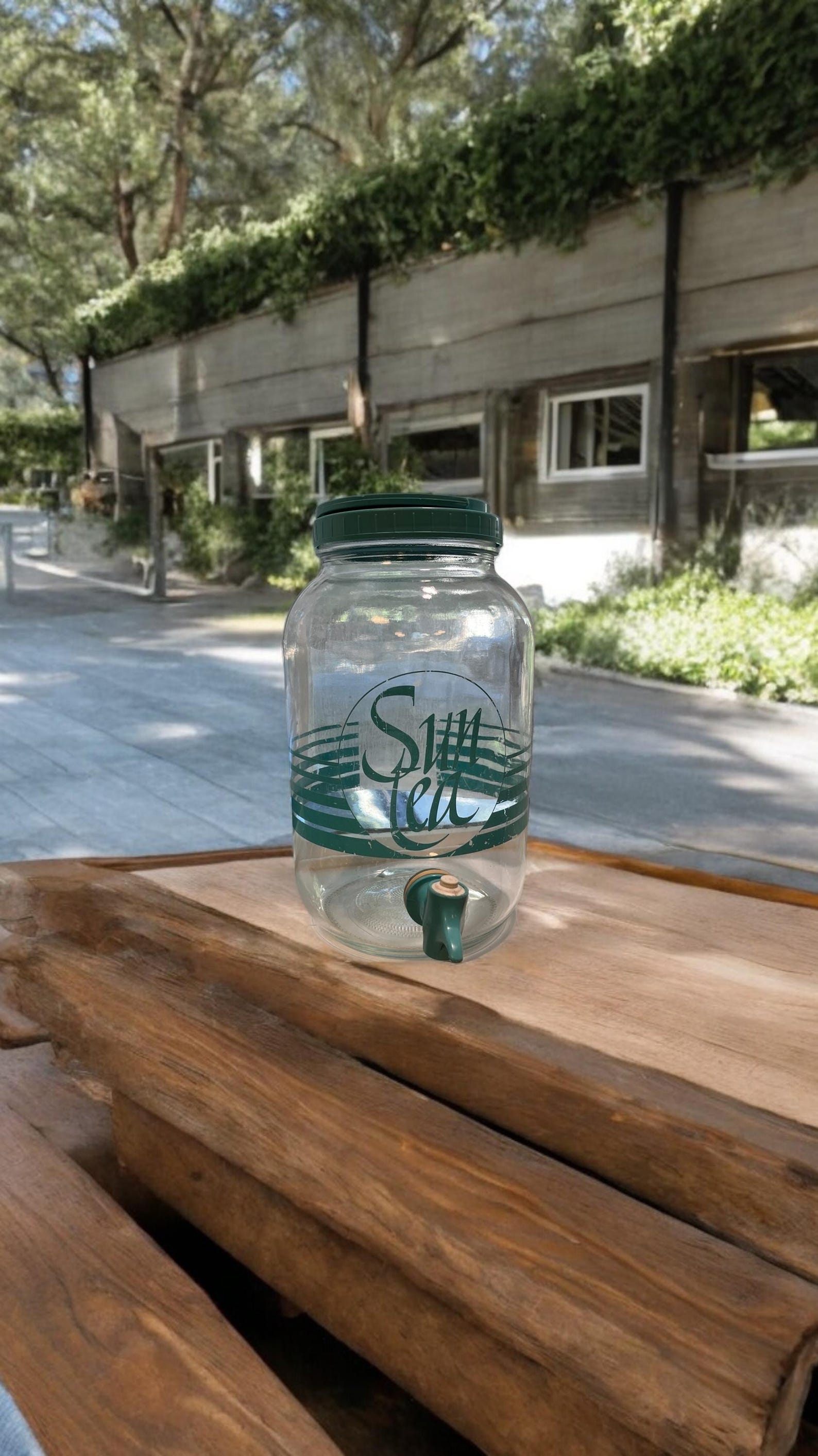 Vintage 1980s Sun Tea Jar W/dispenser - Etsy