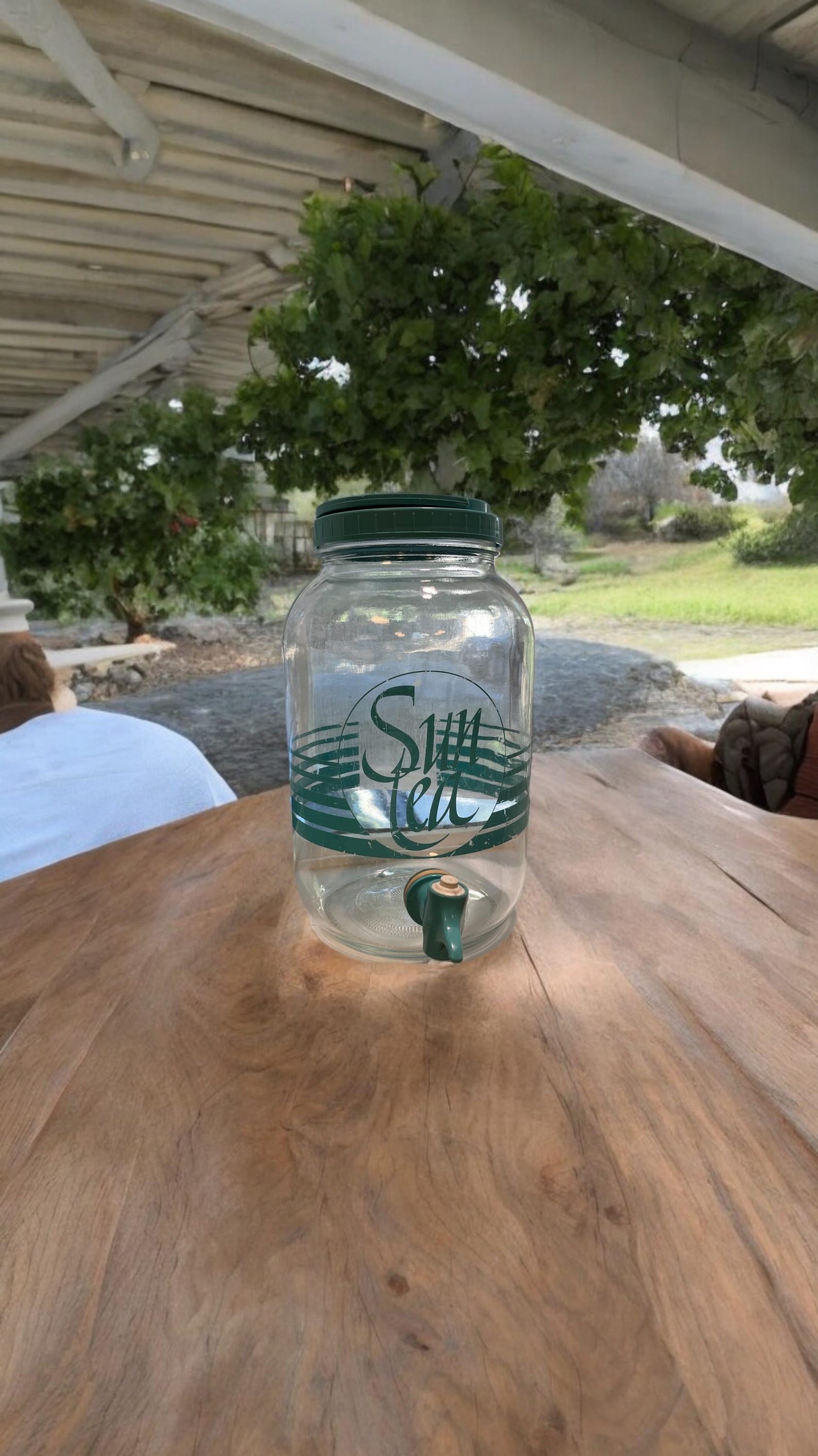 Vintage 1980s Sun Tea Jar W/dispenser - Etsy
