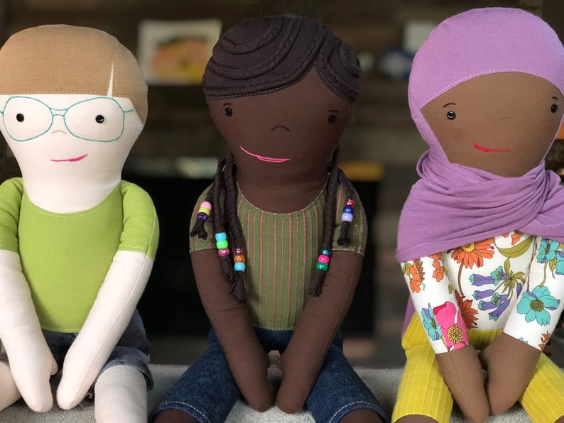 Diversity Doll Set - Etsy UK