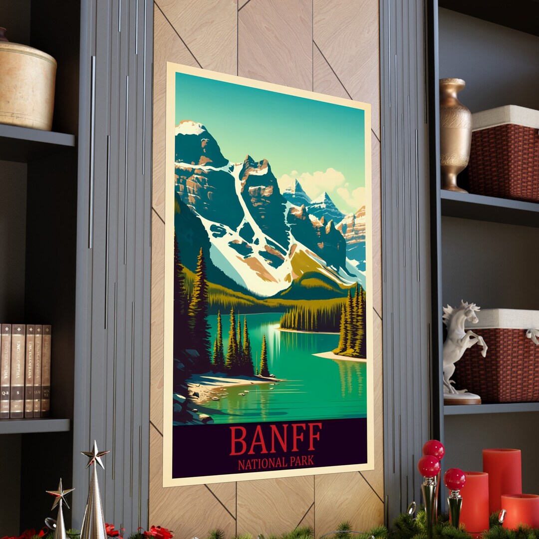 BANFF Poster National Park Poster for Gift for Friend for Family for ...