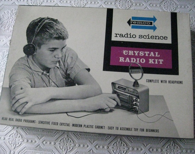 Remco Radiocraft Crystal Radio Kit Style No. 106 Vintage 1960s - Etsy