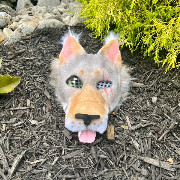 Coyote Mask - Etsy