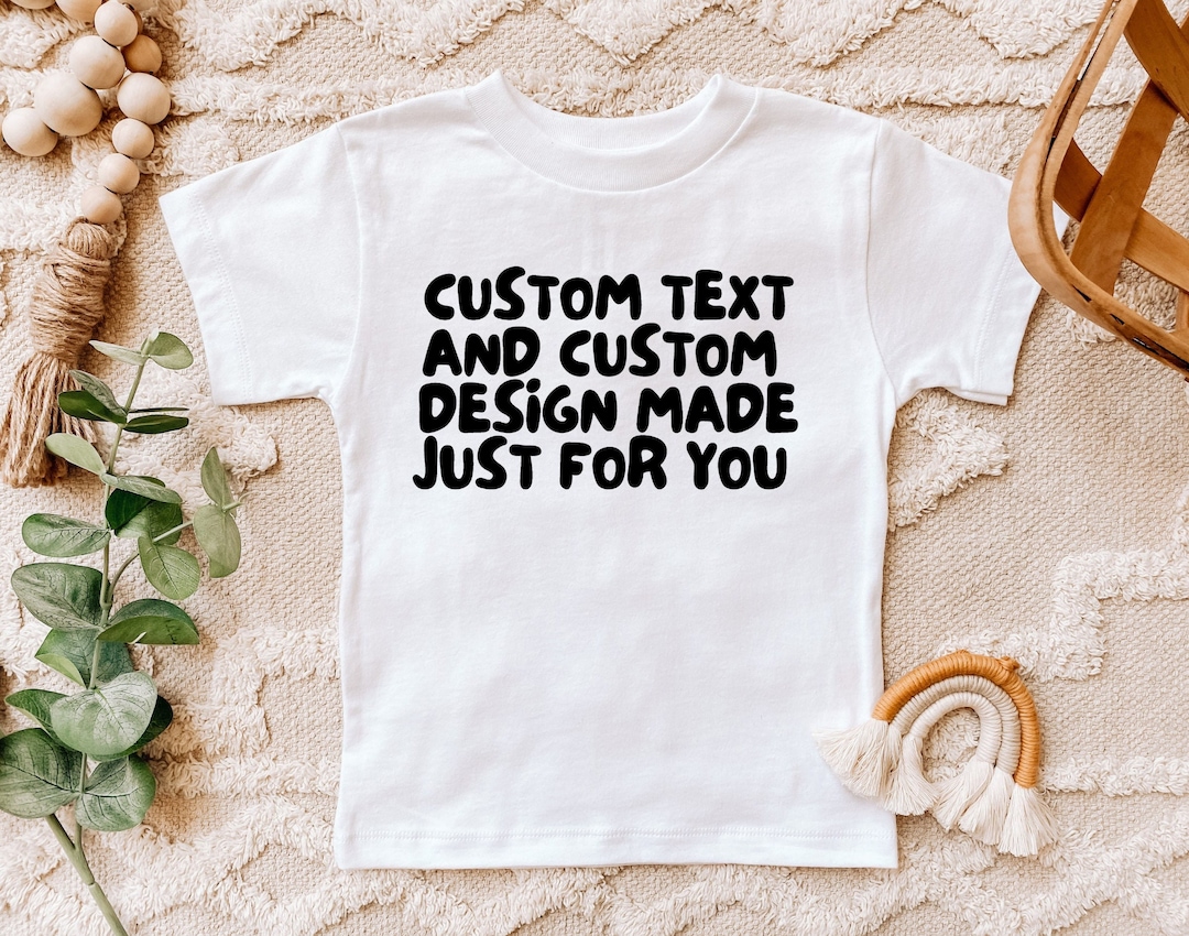 Custom Text and Custom Logo Printed Shirt , Custom Your Text Printed ...